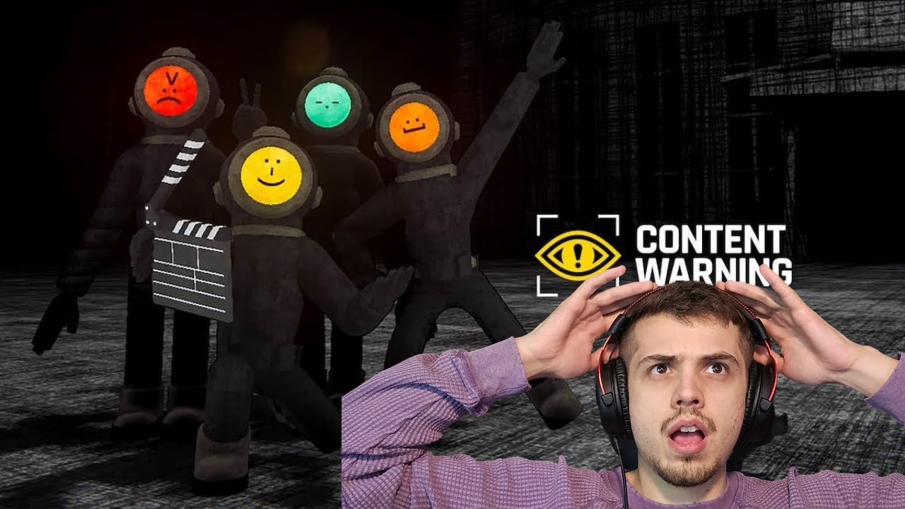 THIS NEW GAME IS SPOOKY!! | Content Warning - Part 1 - YouTube