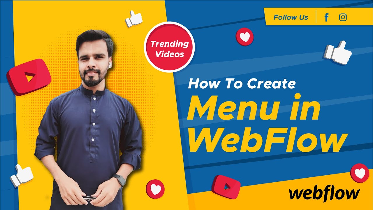 How To Create Responsive Navbar in Webflow in Urdu/Hindi | Responsive Navbar Webflow | Webflow ...