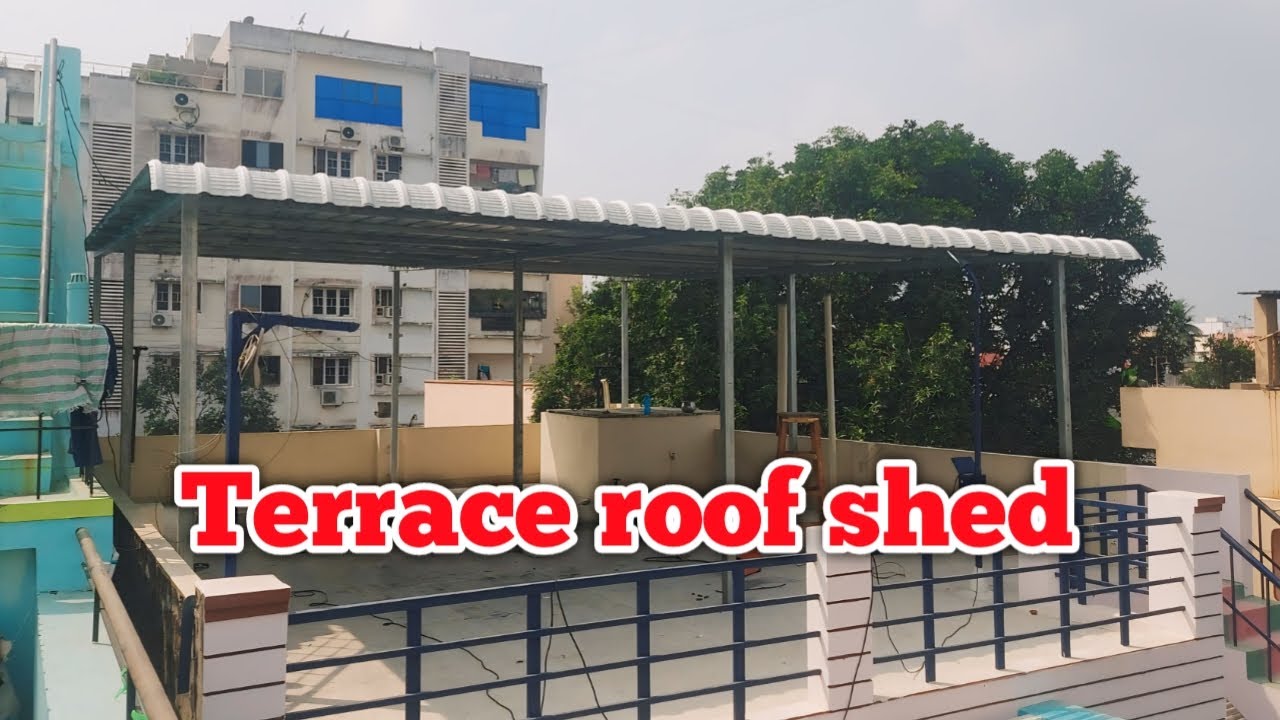 Home Tarrace roof shed || penthouse shed || buildings top shed ...