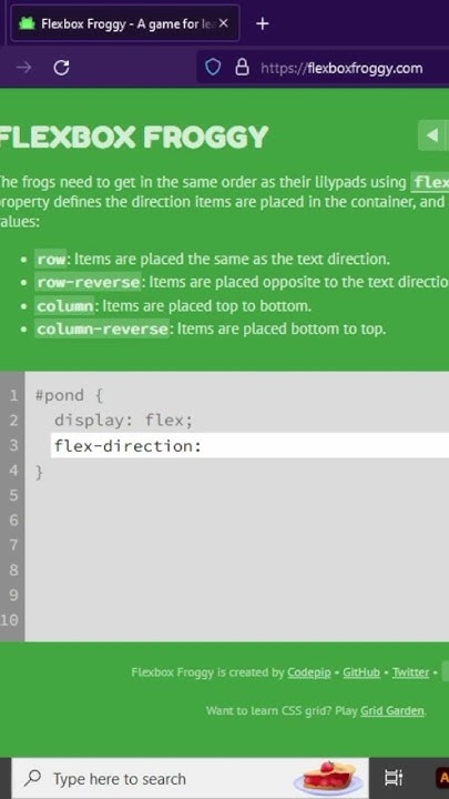 CSS Froggy part 8 #css #frontend #tutorial #frontendchallenge - YouTube