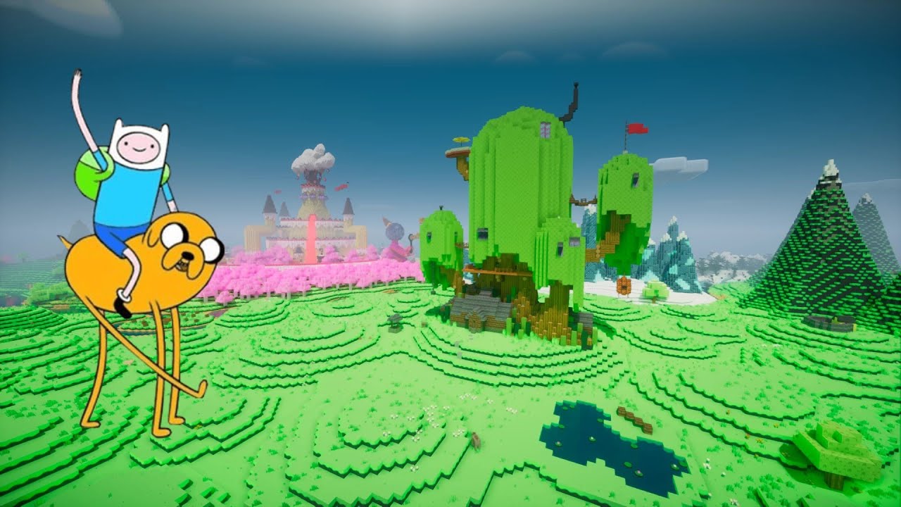 adventure time in minecraft - YouTube