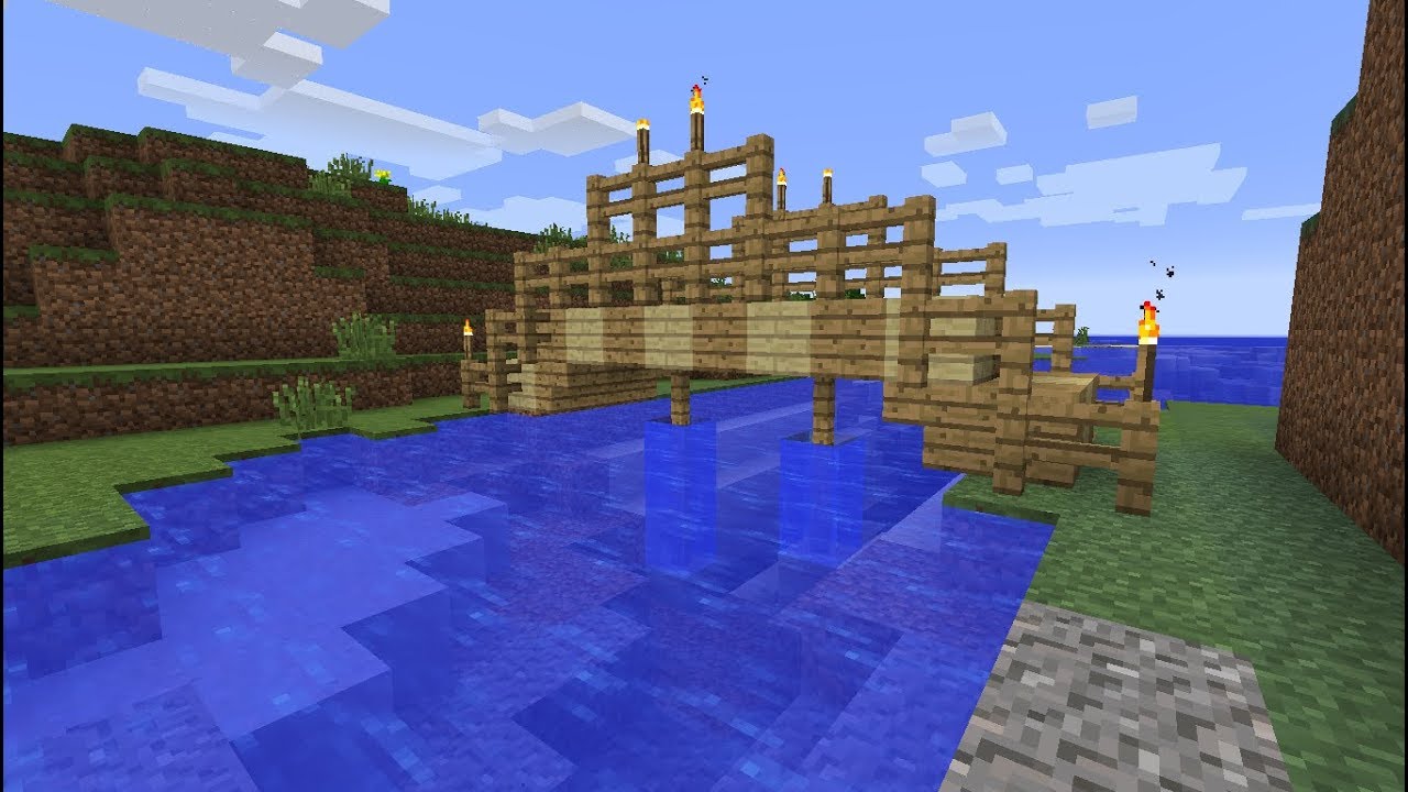 Supercraft #6- Building a Pretty Bridge! - YouTube