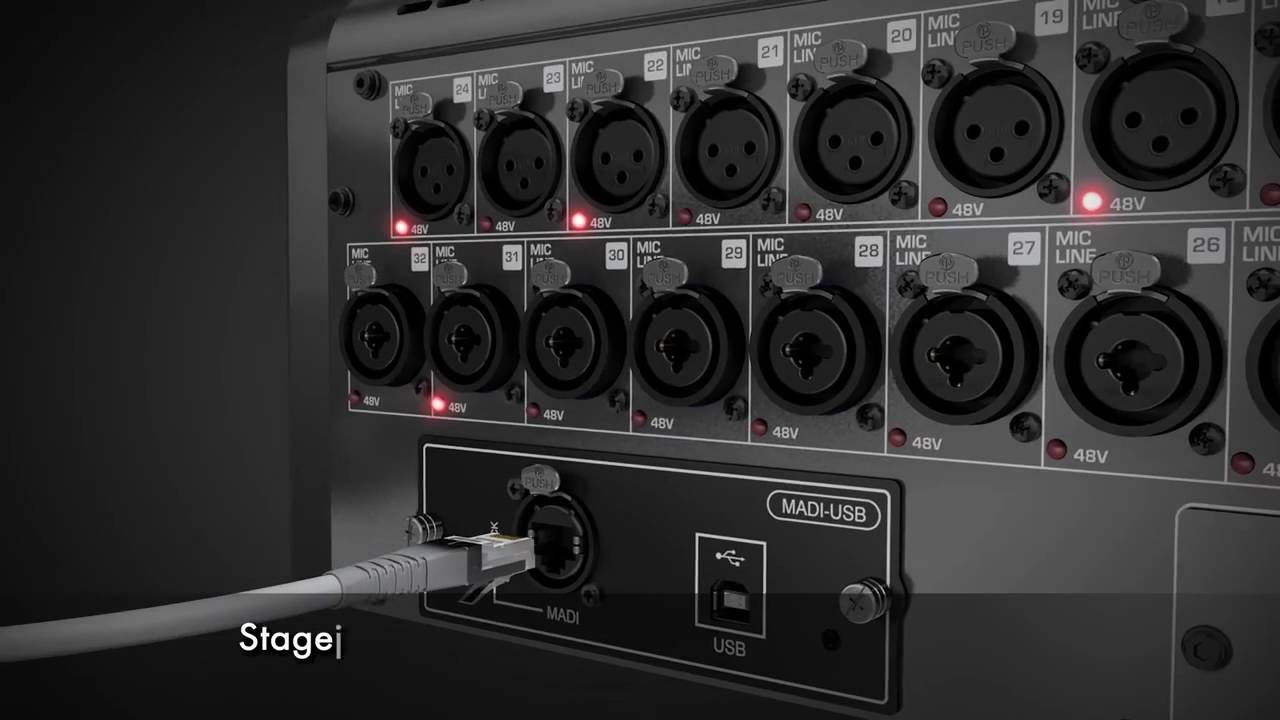 Table de Mixage Numérique Si impact by soundcraft - YouTube