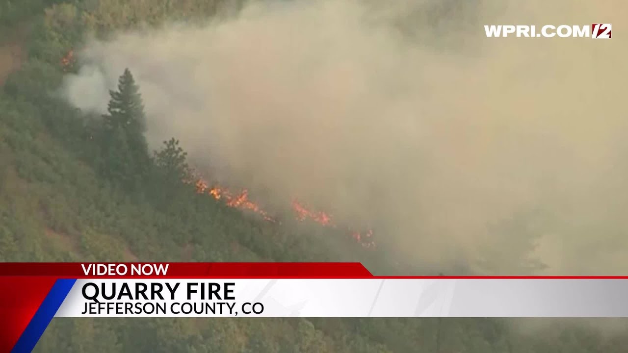 Video Now: Quarry Fire continues to burn in Jefferson county Wednesday ...
