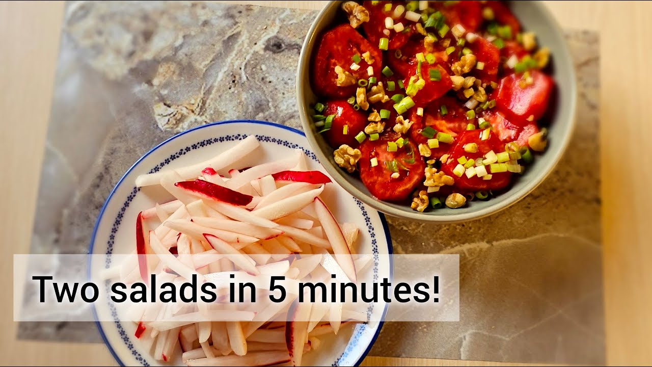 Quick and Easy Side Salads That Will BLOW Your Mind! - YouTube