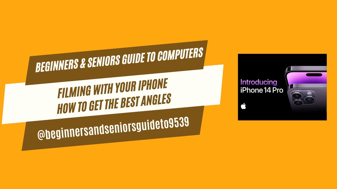 Filming with your iPhone - How to get the Best Angles - YouTube