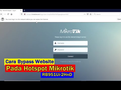 Cara Bypass Website pada Hotspot Mikrotik. Tutorial Hotspot Bagian 2 ...