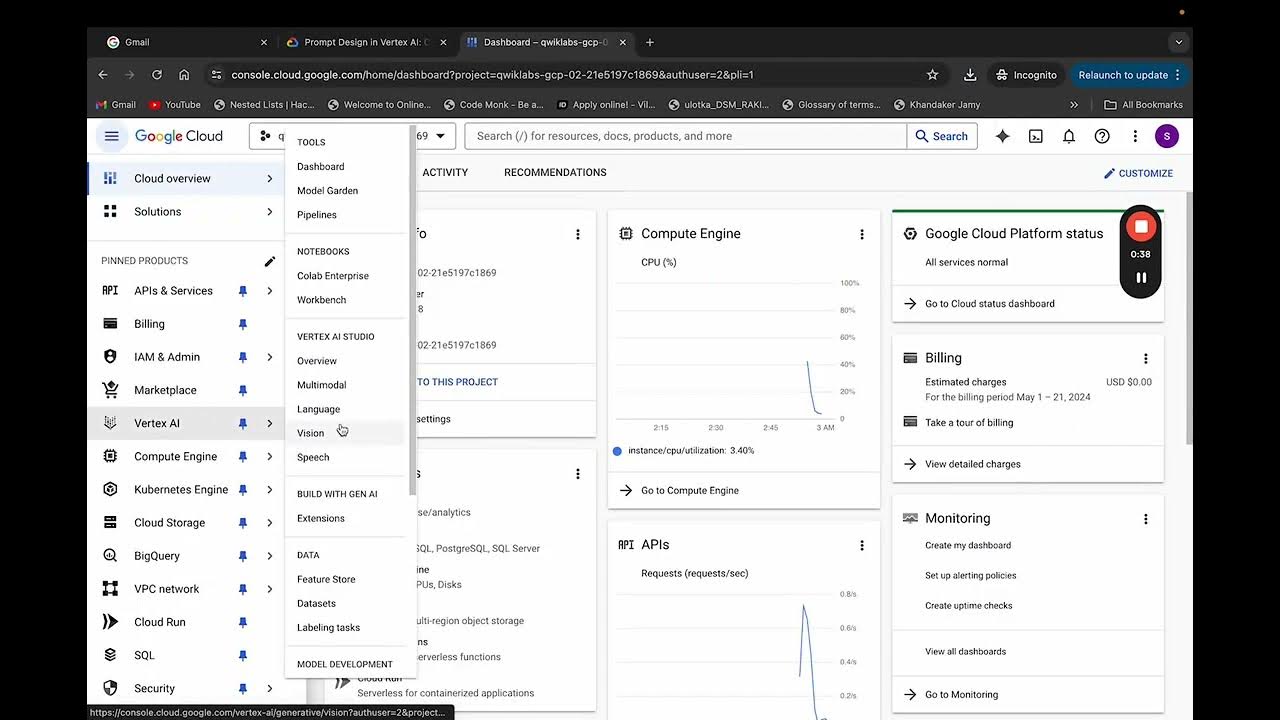 Prompt Design in Vertex AI: Challenge Lab | GSP519 | Prompt Design in Vertex AI | GDSC AUH - YouTube
