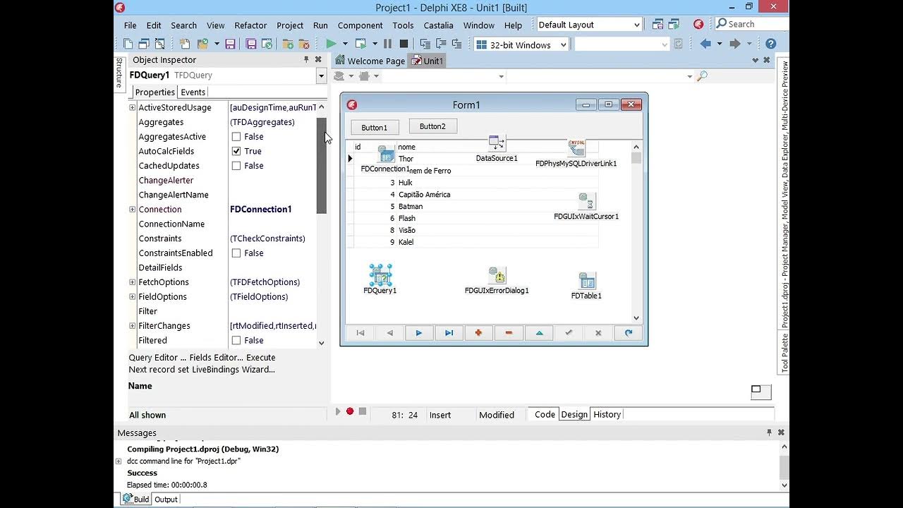 Delphi Firedac Vídeo 17 - YouTube