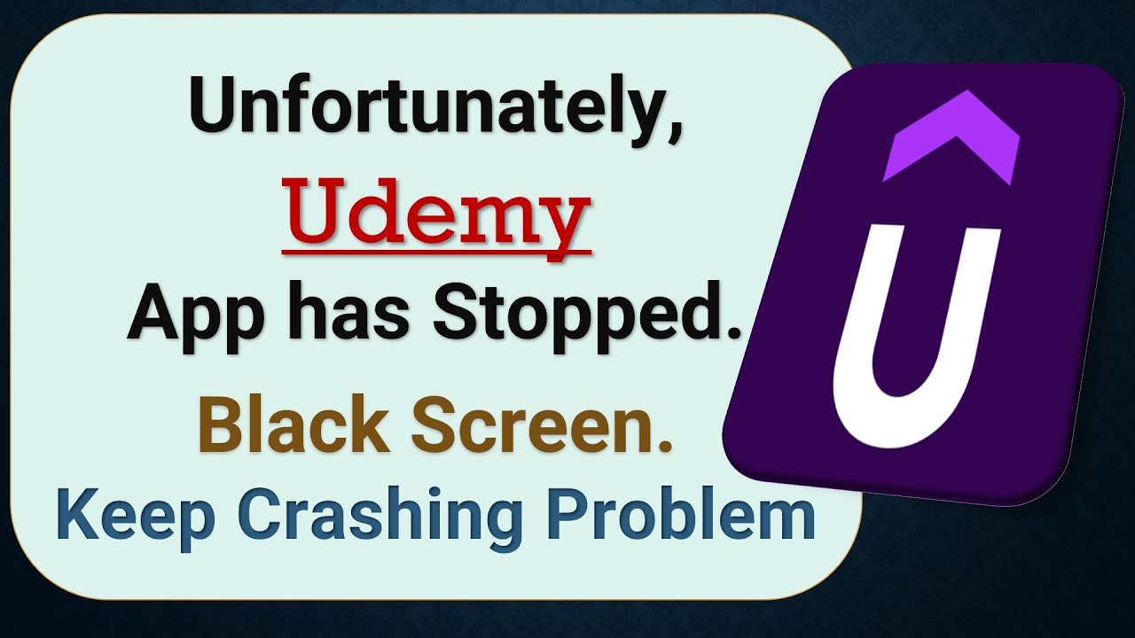 How to Fix Unfortunately, Udemy App has Stopped on Android Phone - YouTube