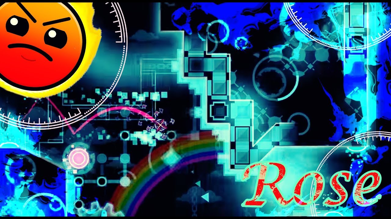 Geometry Dash ~ Rose {Cornandbeans - {Rose}} - YouTube