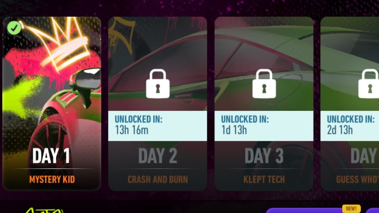 NFS No Limits, Gate Crasher, McLaren Artura, Day 1: Mystery Kid - YouTube