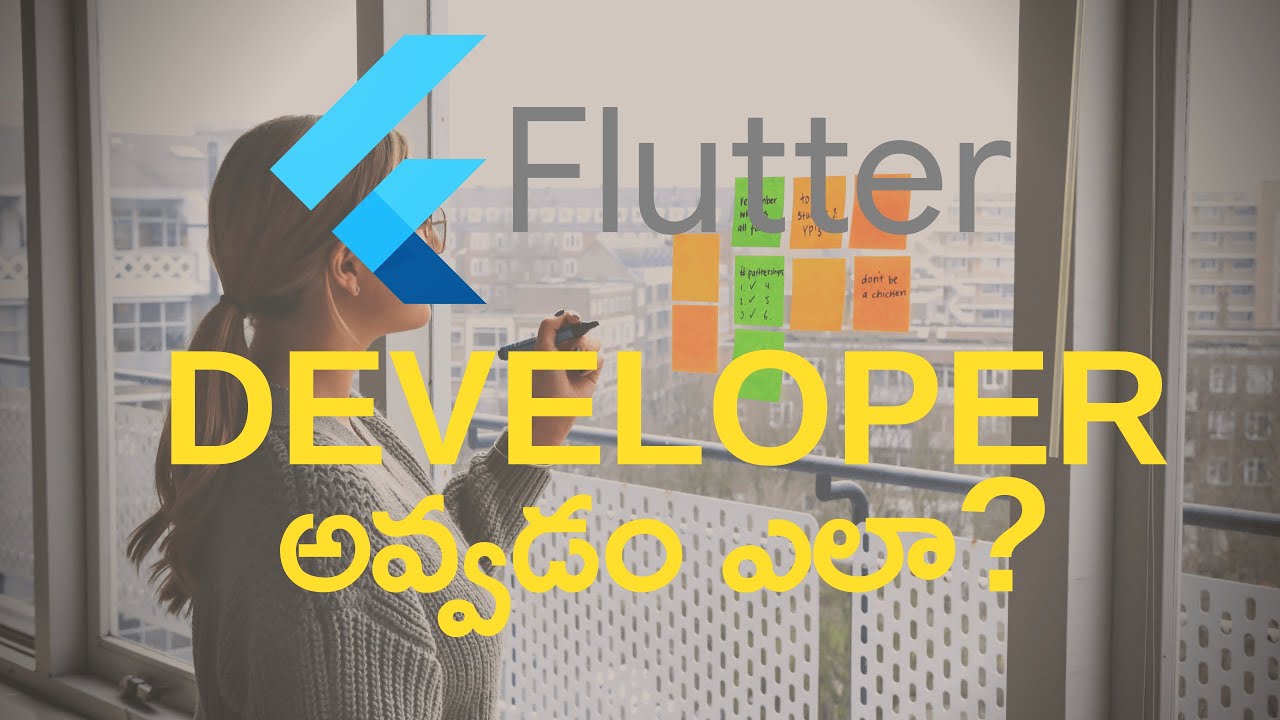 How To Become A Flutter Developer In Telugu 2022 Sai Gopi Flutter And Dart Youtube