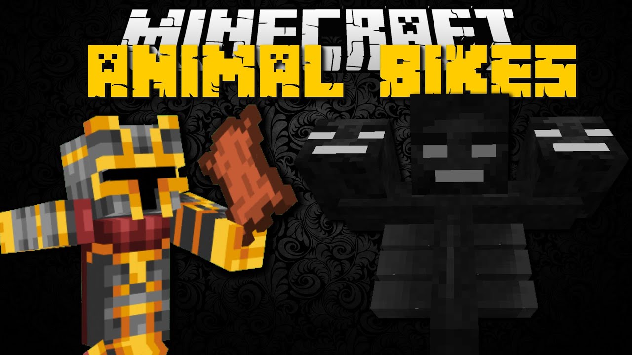 Minecraft: ANIMAL BIKES MOD (RIDE IRON GOLEMS, PIGS, FLOWERS & MORE ...