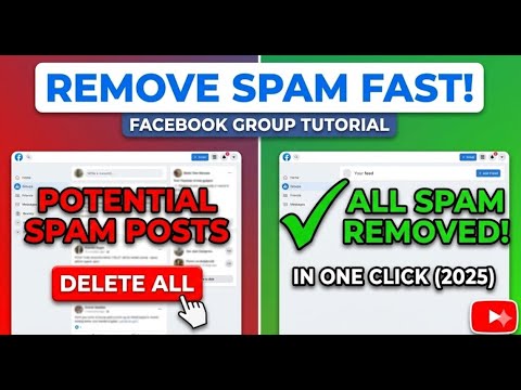 How to Delete All Potential Spam Posts on Facebook Group in One Click ...