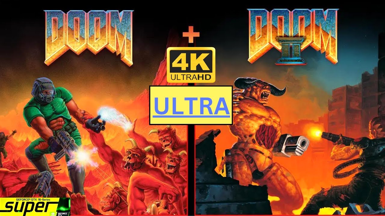 DOOM + DOOM II | Ultra Settings | GTX 1650 SUPER | I3 8100 | 4K - YouTube