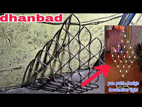 pan patta design party wedding me sajawat ka light design !! #full ...