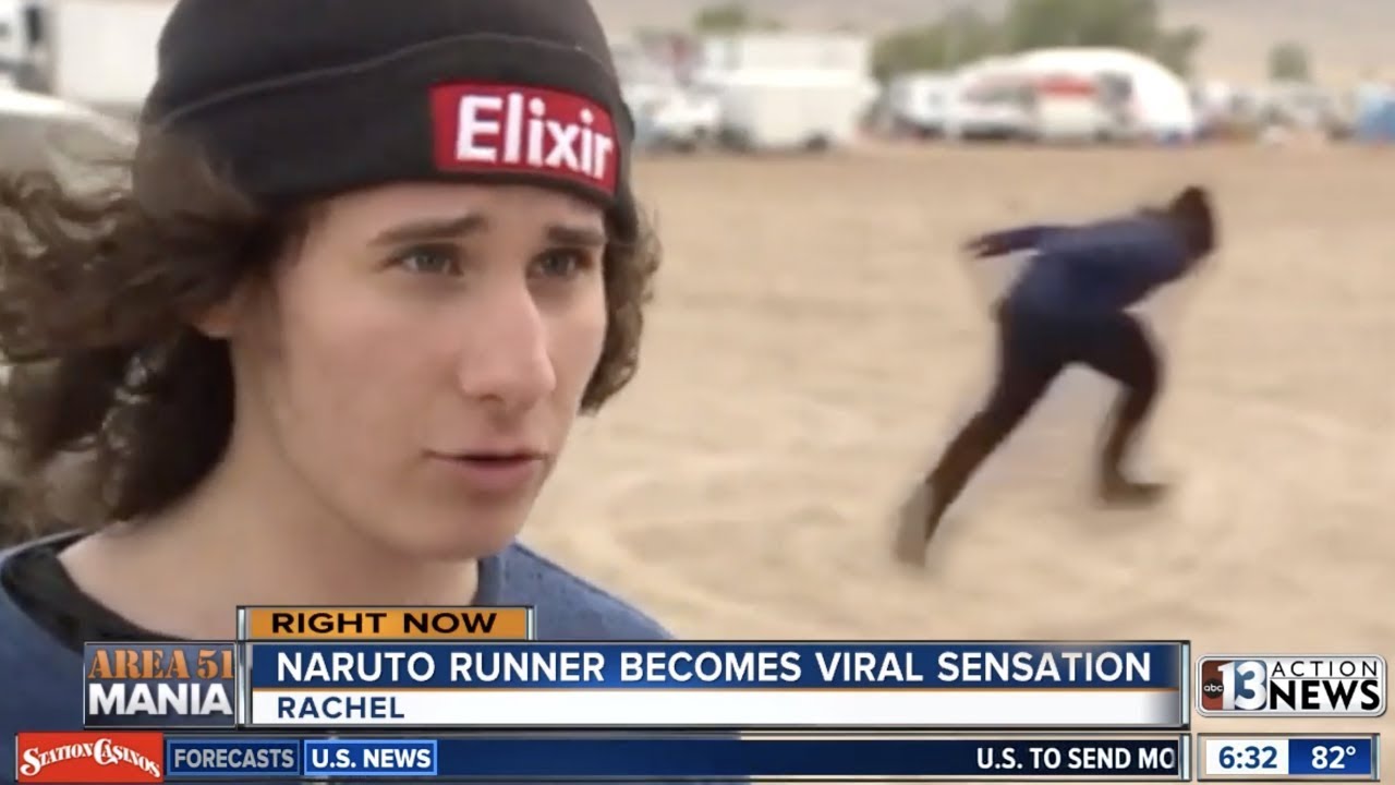 Area 51 NARUTO RUNNER Becomes VIRAL SENSATION! Speaks Out - YouTube