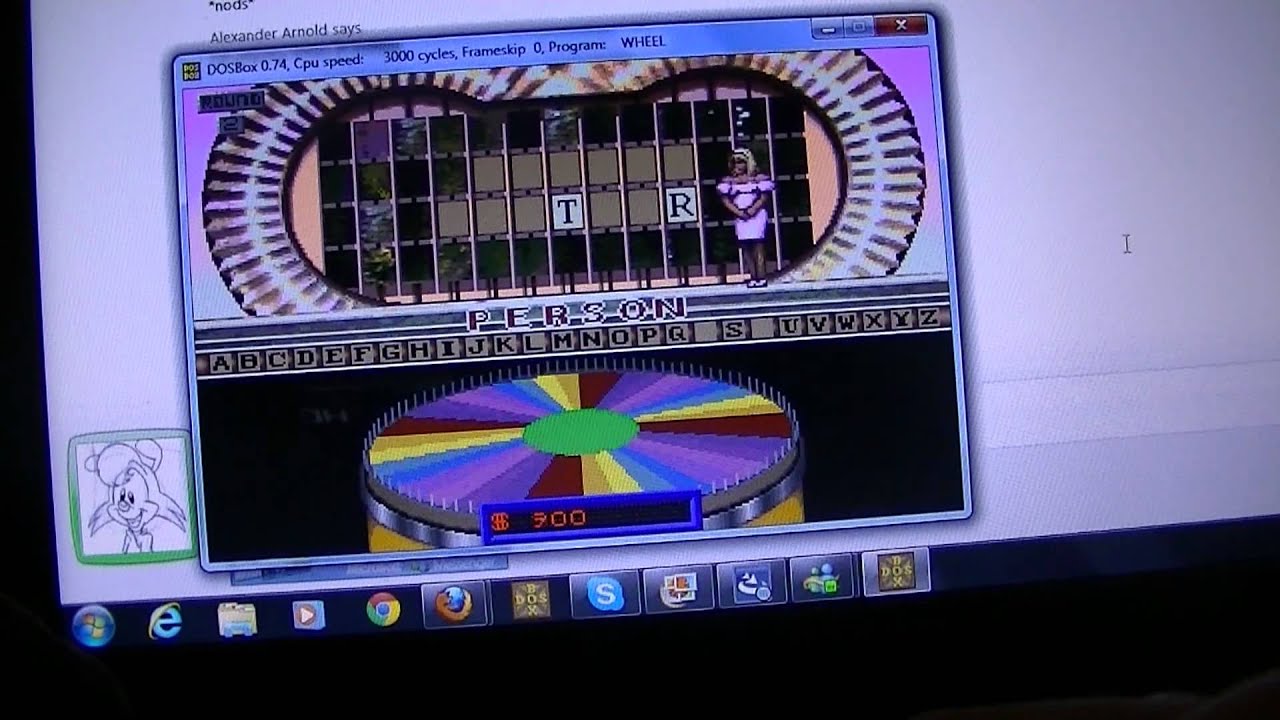 Wheel of Fortune DOS gameplay - YouTube