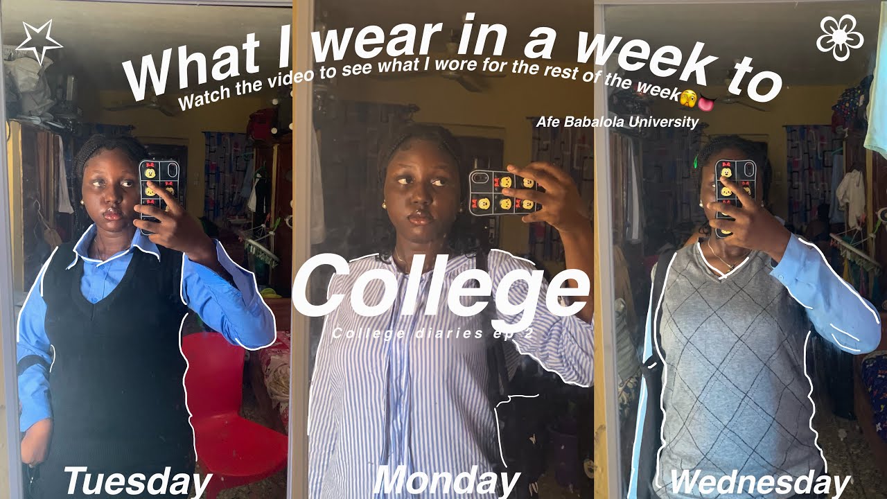 My uni forces us to wear uniforms: see what I wear in a Week to college ...