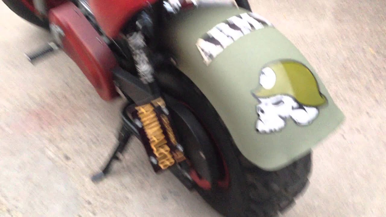 Mini Baja Mini Bike Walk Around Predator 212cc - YouTube
