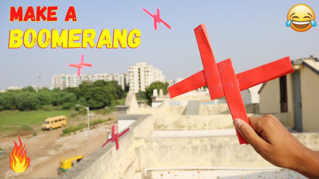 Paper Boomerang | Paper Boomerang Easy | Origami Returnable Boomerang ...