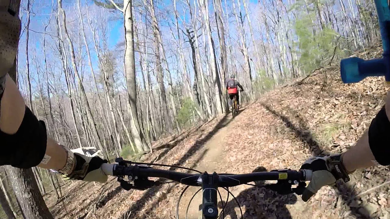 Giant Stance following Santa Cruz Tallboy LT - YouTube