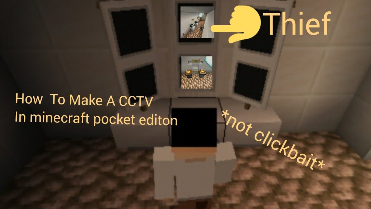 How To Make A Cctv Cam In Minecraft - YouTube