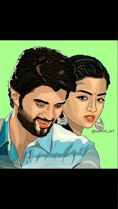 Geeta Govindam|| Vector art || rashmika mandanna || Vijay devarakonda || Illustration - YouTube