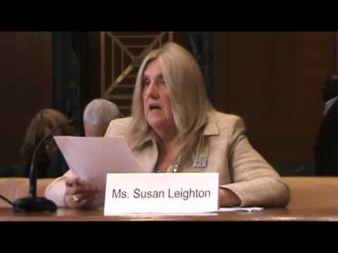 Susan Leighton Senate Testimony - YouTube