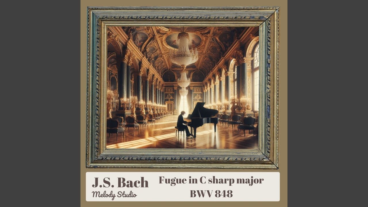 바흐 - 푸가 3번 C#장조 Bach - Fugue in C sharp major, BWV 848 - YouTube