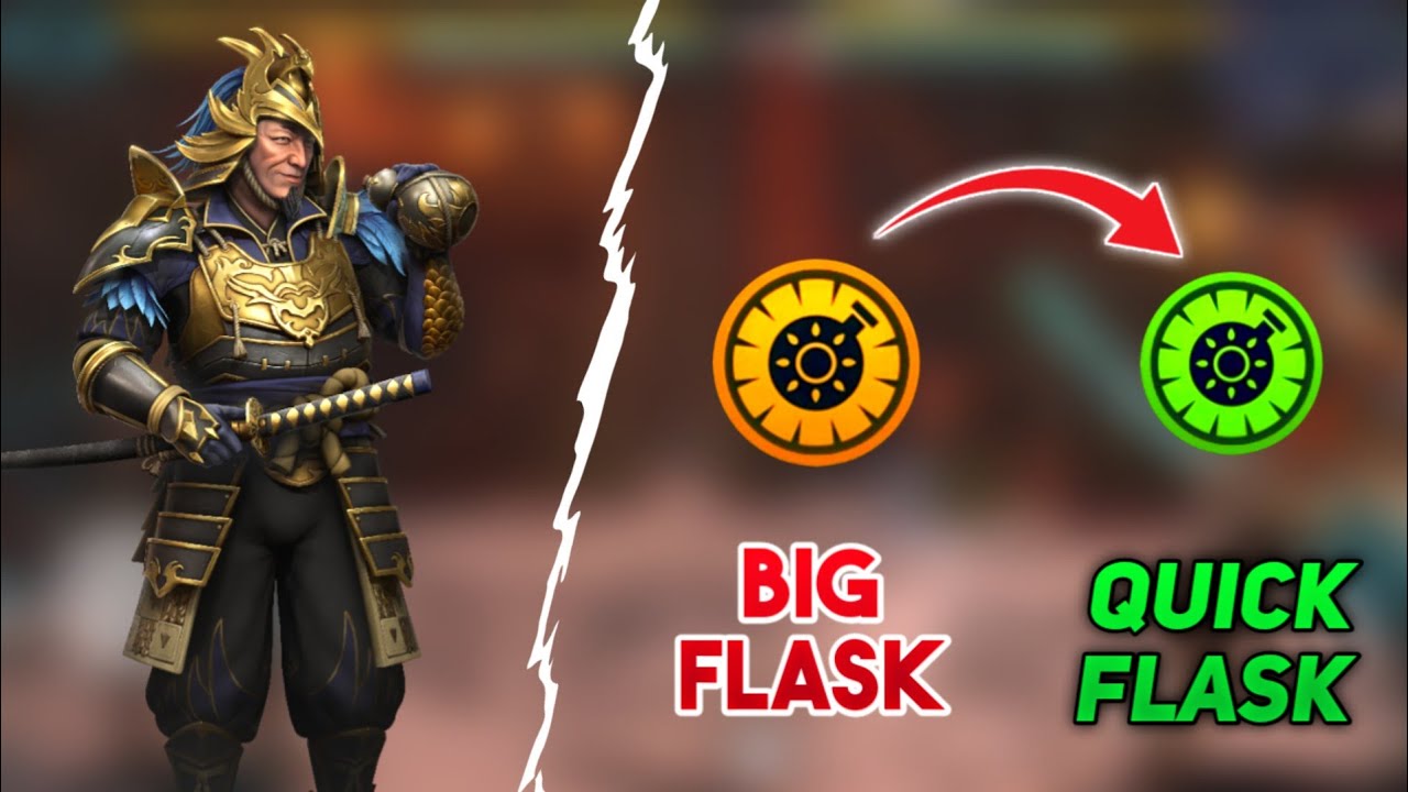 Trick to convert Ling's big Flask to *Quick Flask* (+Yukki combo) || shadow fight 4: arena - YouTube