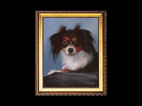 Learn How To Paint A Small Dog In Acrylic Part 1 - YouTube