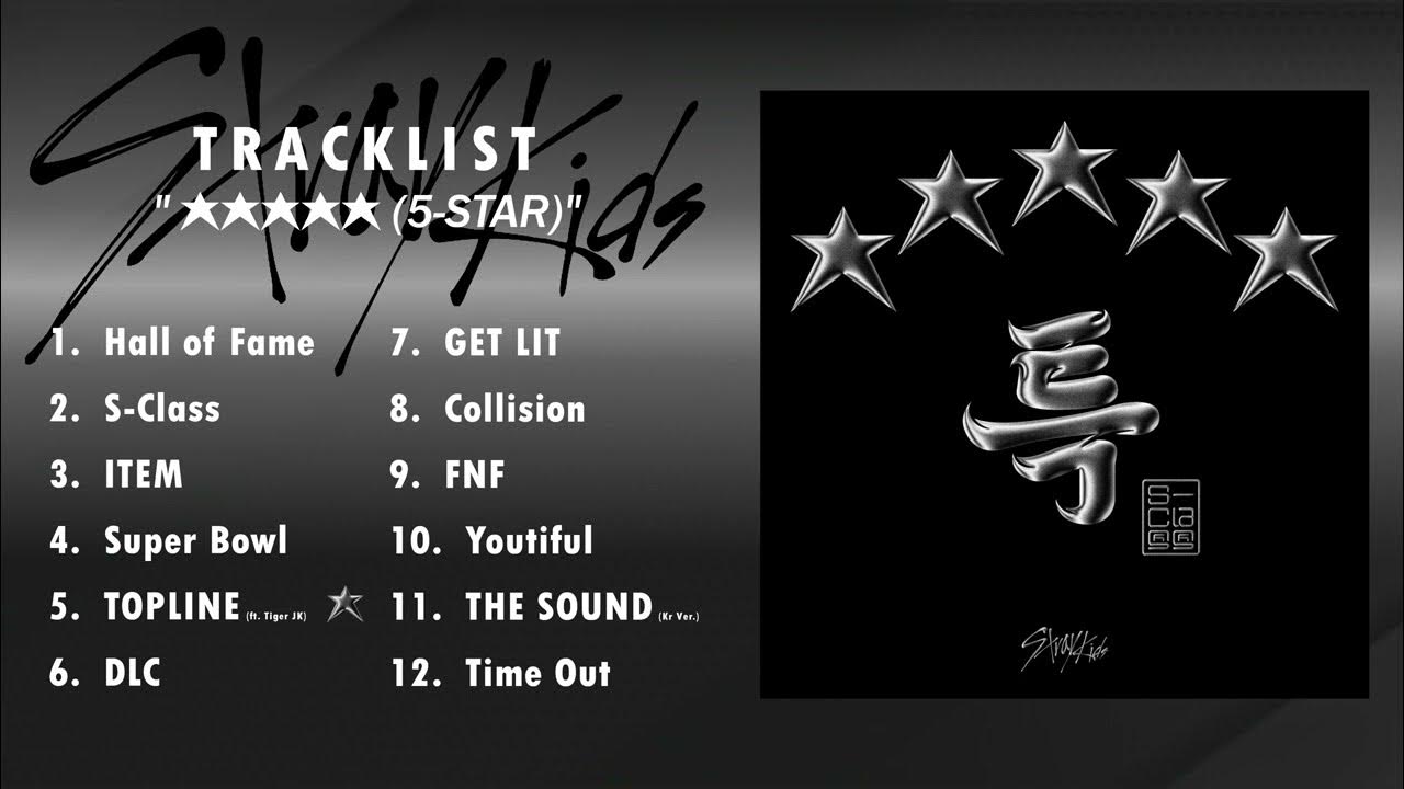 Stray Kids "★★★★★ (5-STAR)" || FULL ALBUM - Tracklist - YouTube