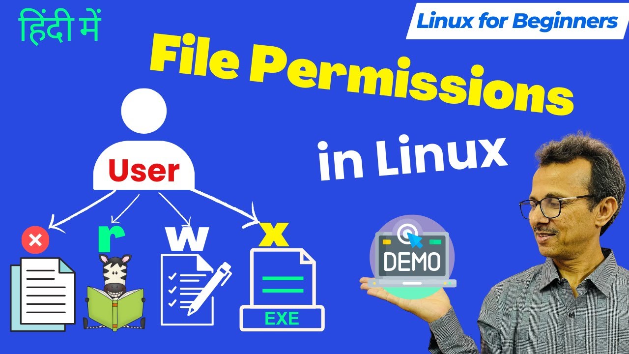97 File Permissions in Linux demo | Linux Commands | Linux for ...