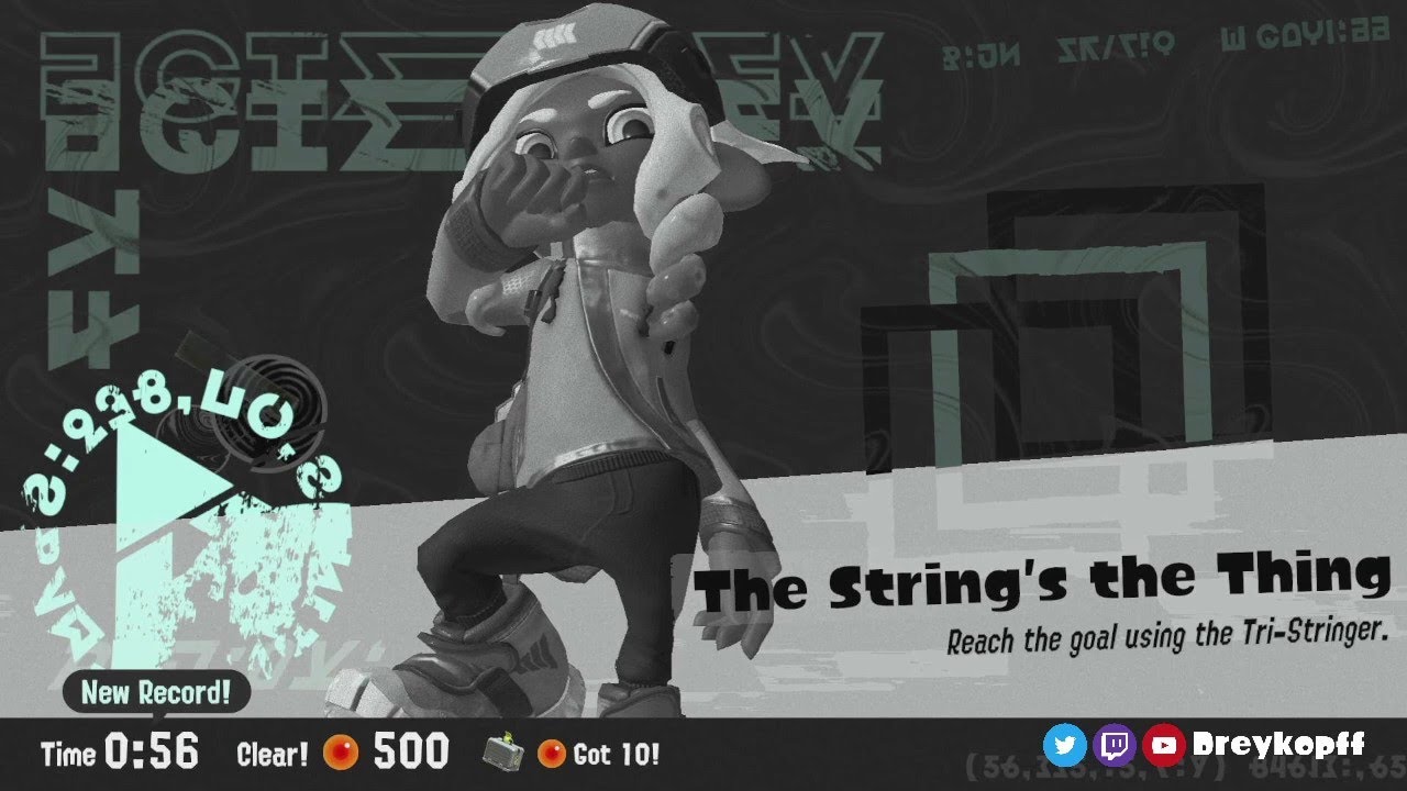 Splatoon 3 | IL Speedrun | 1-9 in 0:56 (The String's the Thing) - YouTube
