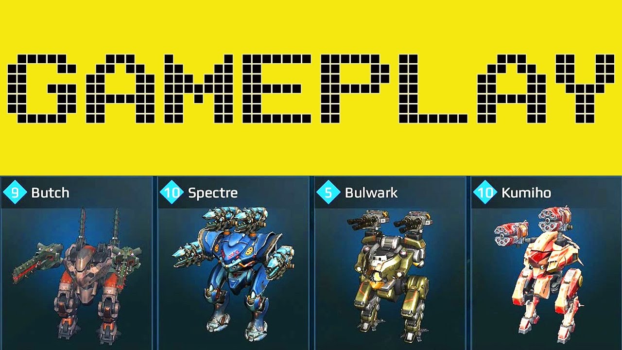 War Robots Butch Spectre Bulwark Kumiho Gameplay - YouTube