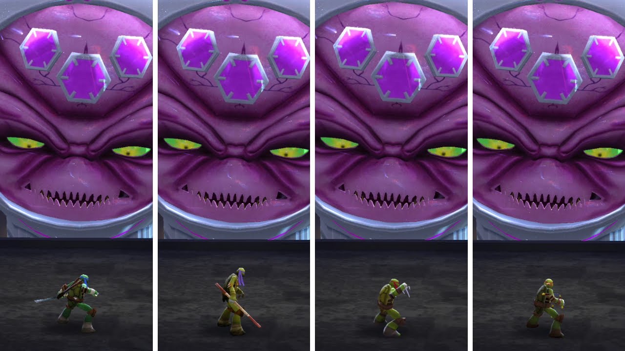 TMNT Legends All Nick Turtles vs Big Boss - YouTube