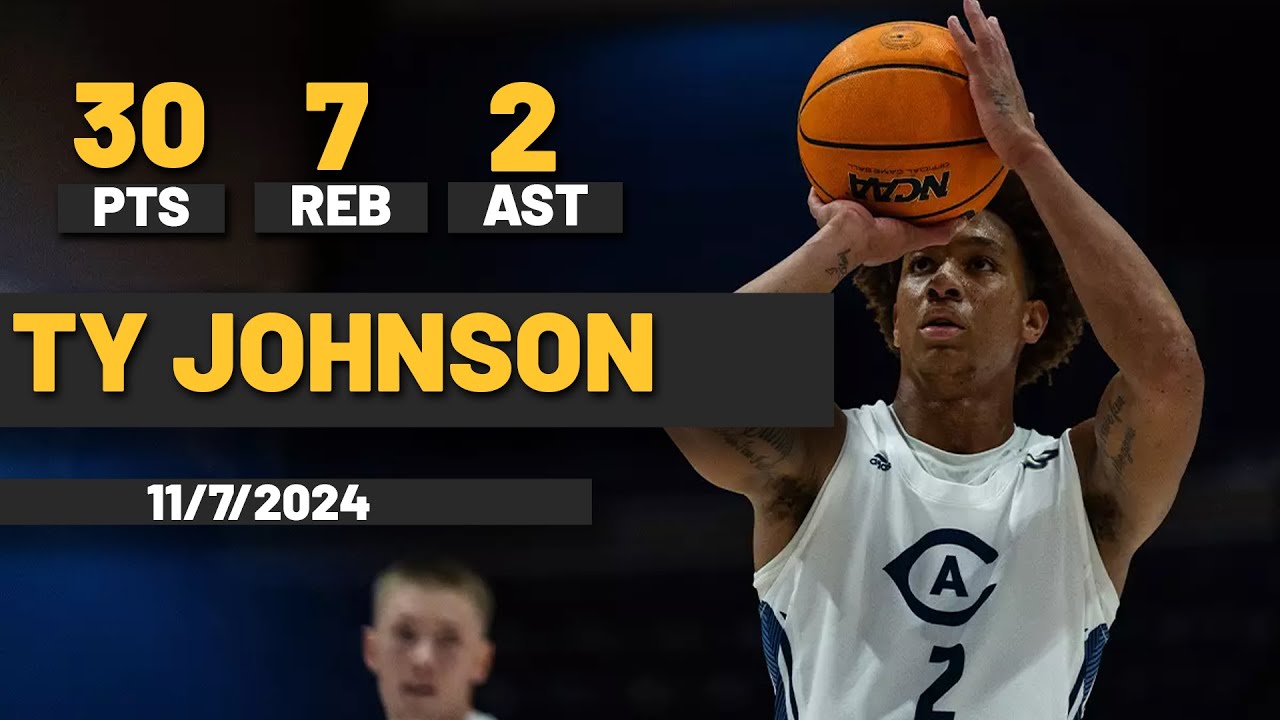 TY Johnson UC Davis 30 PTS 7 REBS 2 AST vs Idaho Vandals - YouTube