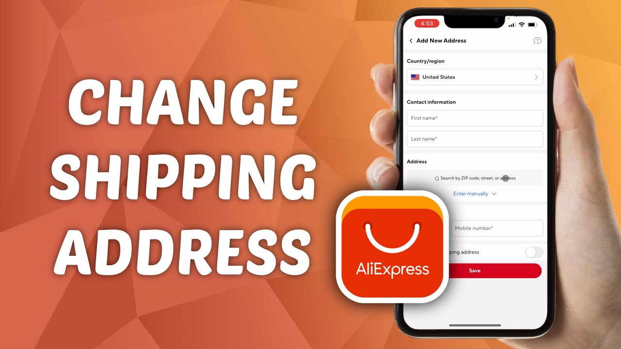 How to Change Shipping Address on AliExpress - YouTube