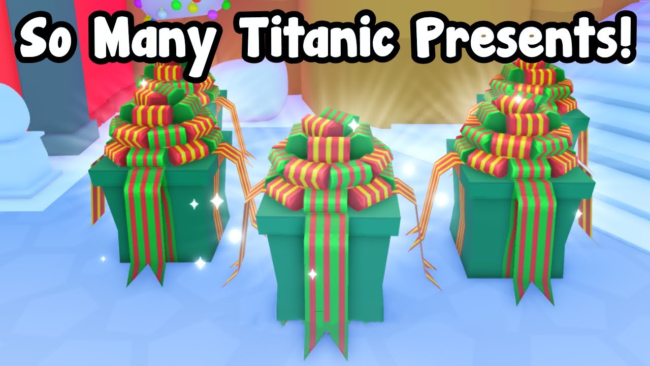 I Opened So Many Titanic Presents And Got These In Pet Simulator 99 ...