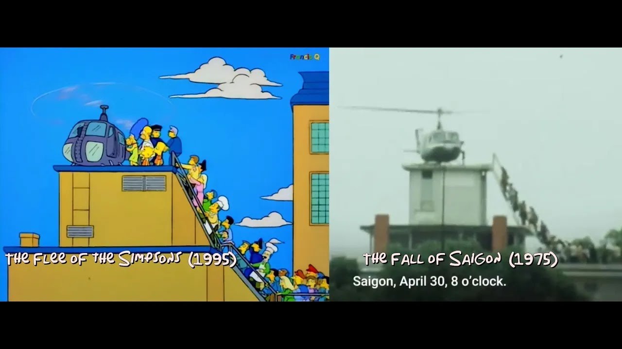 [The Simpsons] Flee American Embassy in Australia Like The Fall of ...