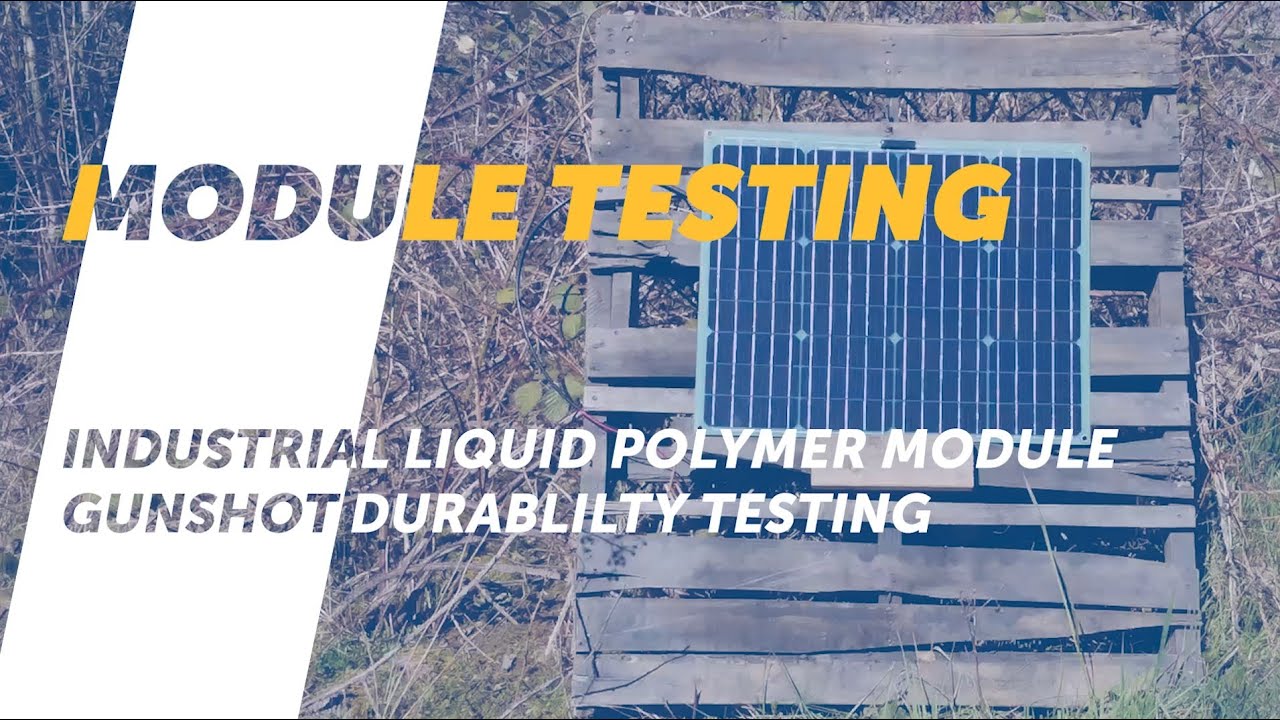 Solar Module Durability Testing - YouTube
