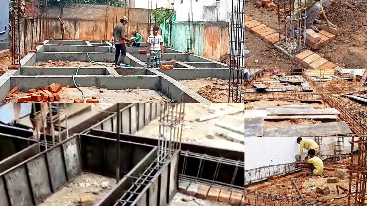Techniques of Plinth beam Marking, Reinforcement, Shuttering & concrete ...