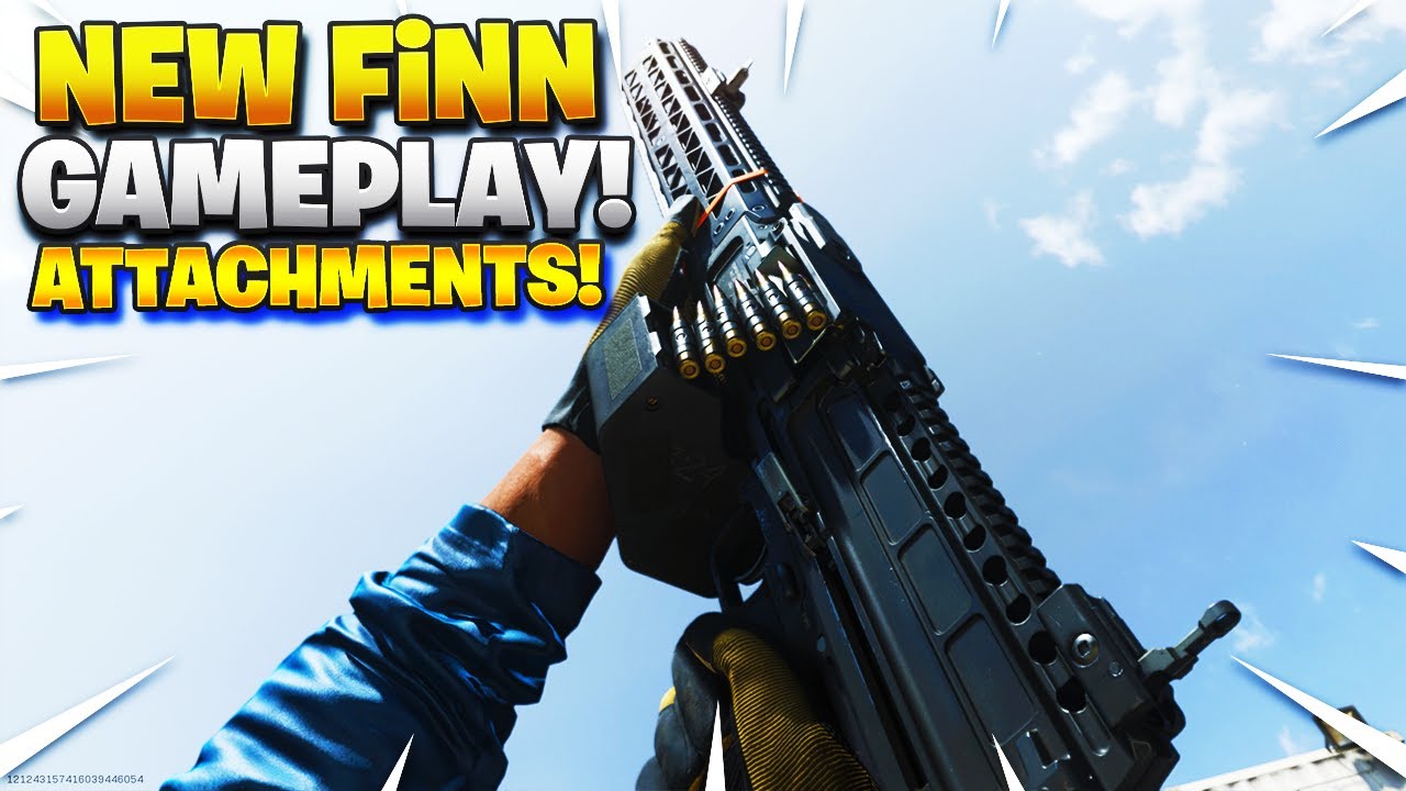 NEW FiNN LMG - ALL ATTACHMENTS & CUSTOMIZATION OPTIONS! FiNN GAMEPLAY ...