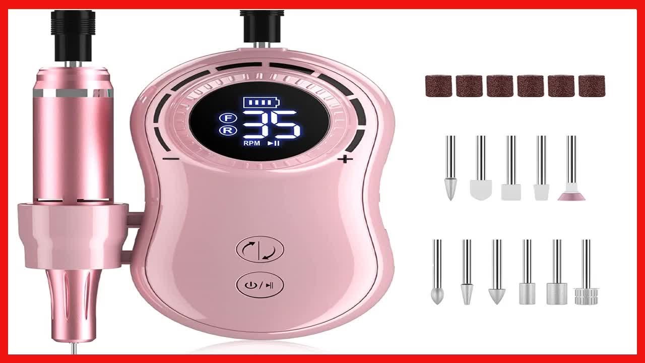 Great product - Professional Rechargeable 35000 rpm Nail Drill ...