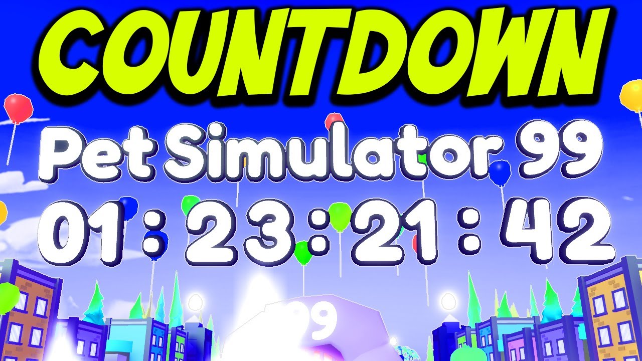 🔴LIVE Huge New Pet Simulator 99 Countdown Begins - 34K Subscriber ...