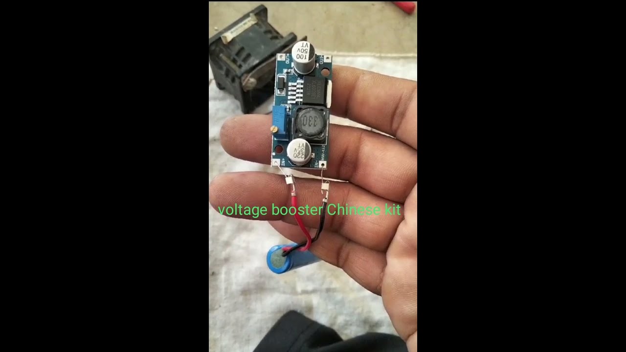 DC voltage and current booster from 1.5 volt to 19.80 volt - YouTube