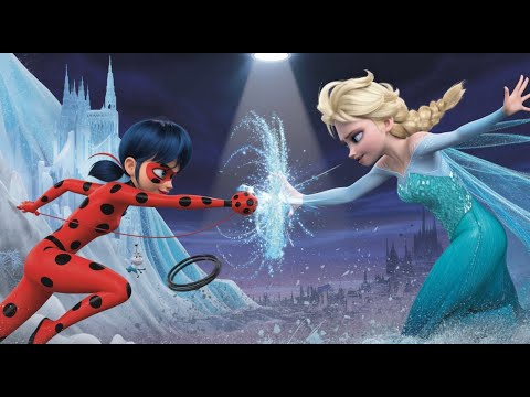 Miraculous Ladybug VS Frozen Elsa Love story - paper doll - YouTube