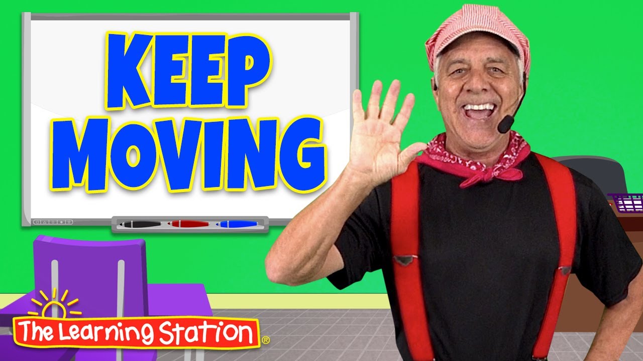 Keep Moving ♫ One Finger One Thumb ♫ Brain Breaks ♫ Kid Songs by The ...